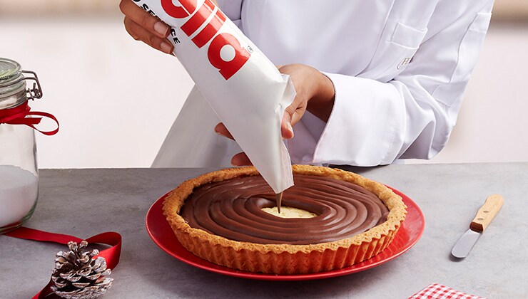 Starry Nutella pie recipe