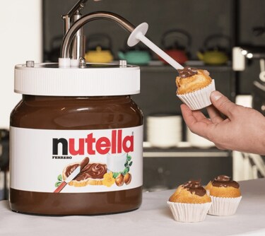 Nutella® heated pump dispenser | Ferrero Foodservice