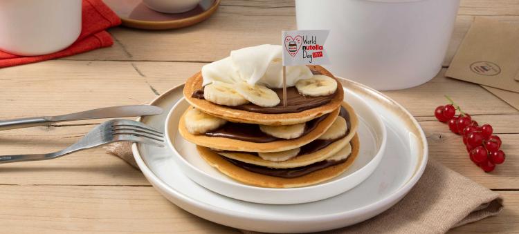 Banoffee waffles with Nutella recipe