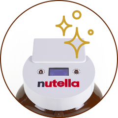 Nutella® heated pump dispenser | Ferrero Foodservice