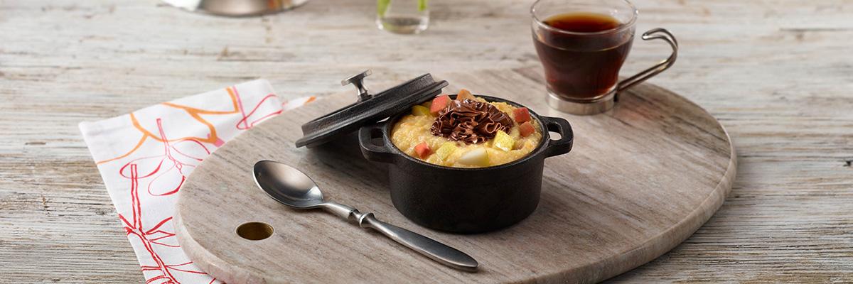 PEACH AND PEAR POLENTA WITH NUTELLA%sup®%/sup with Nutella recipe