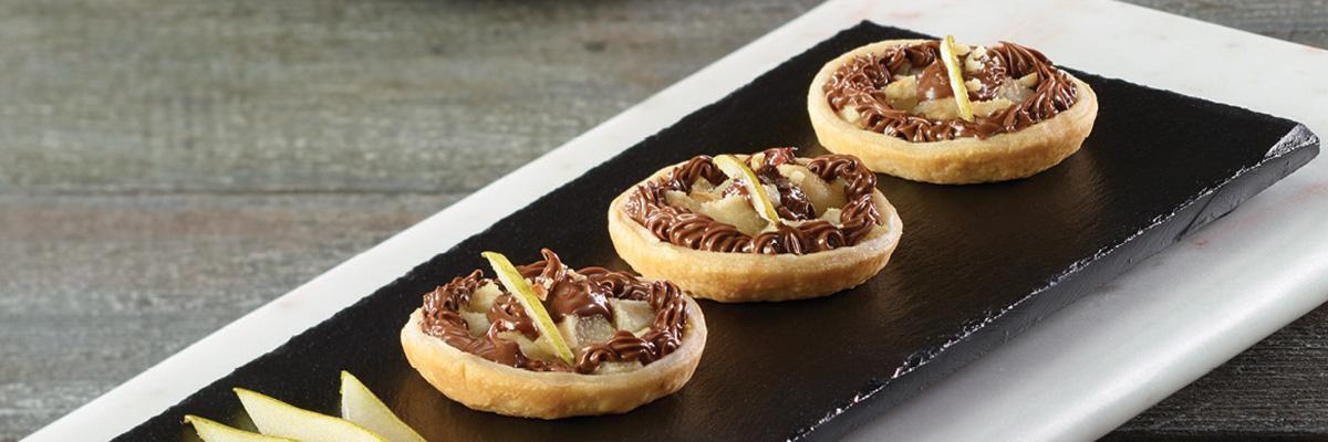 MINI PEAR CROSTATAS TOPPED WITH NUTELLA%sup®%/sup with Nutella recipe