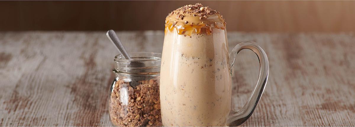 Dalgona Frappe Float made with Baby Ruth® with Nutella recipe