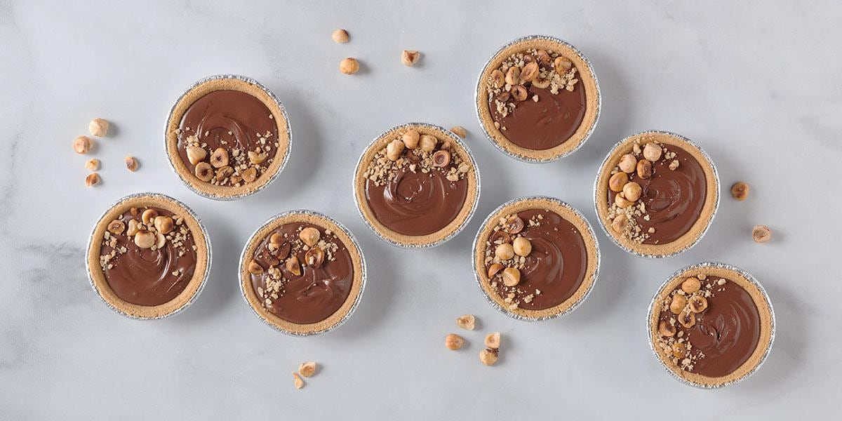 Caramel Hazelnut Tarts made with Nutella® with Nutella recipe